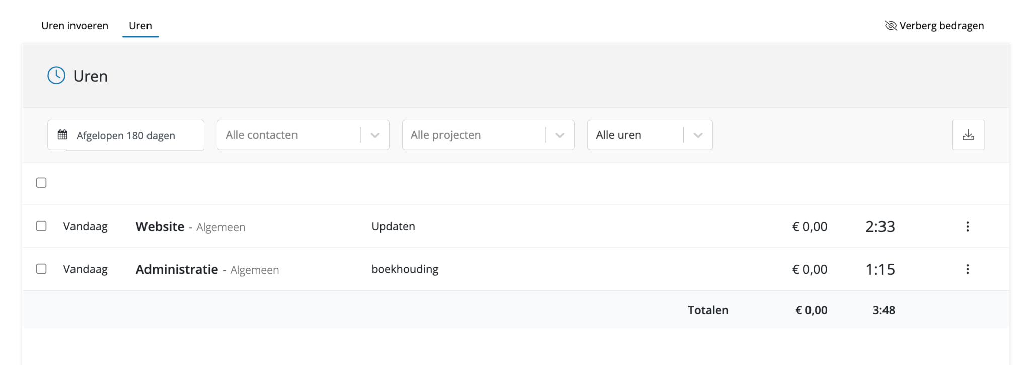 Zo houd je gratis je urenregistratie bij als zzp’er! - Leven als Fotograaf